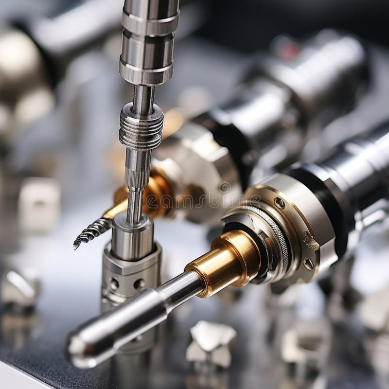 Cnc Machine Crafting Surgical Tool with Precision, Emphasizing ...