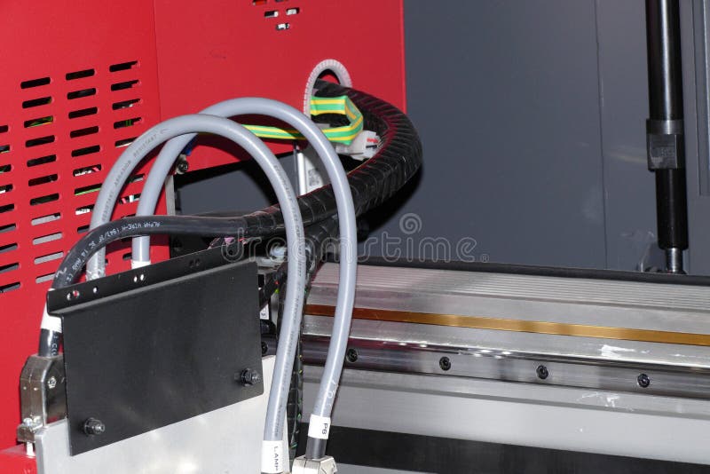 CNC machine detail stock image. Image of industry, machine - 120580253