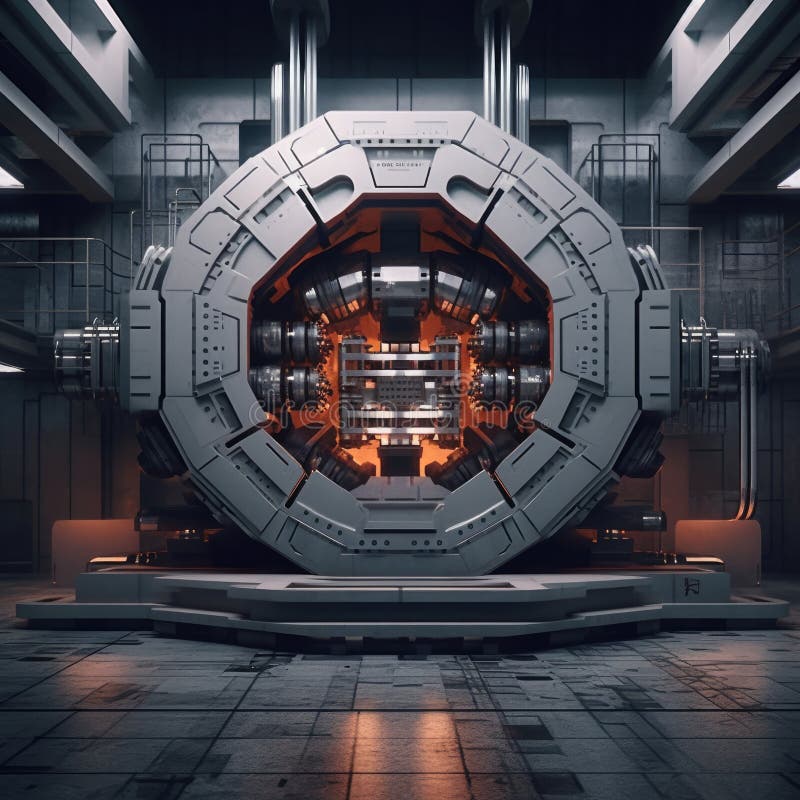 The CNC Machine of the Future Stock Illustration - Illustration of ...