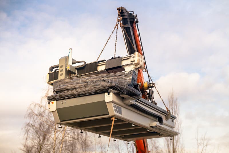 Hydraulic Lift Machine Side View Illustration Stock Photos - Free ...