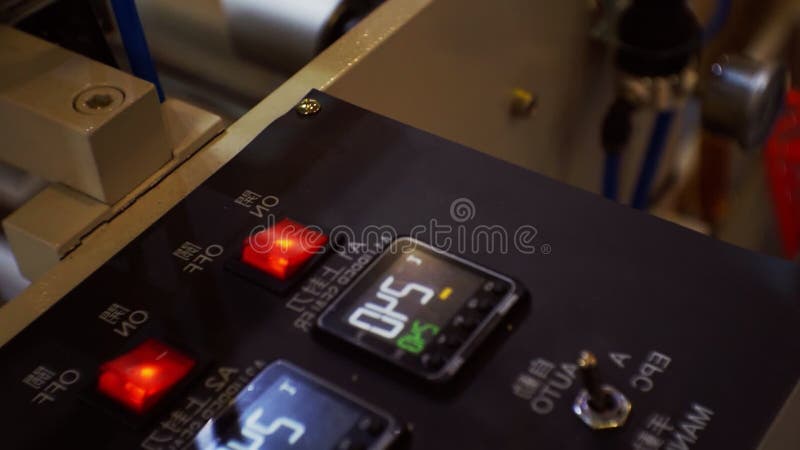 CNC Machine Milling Part Control Panel Manufacturing.close-up Stock Footage - Video of automated ...