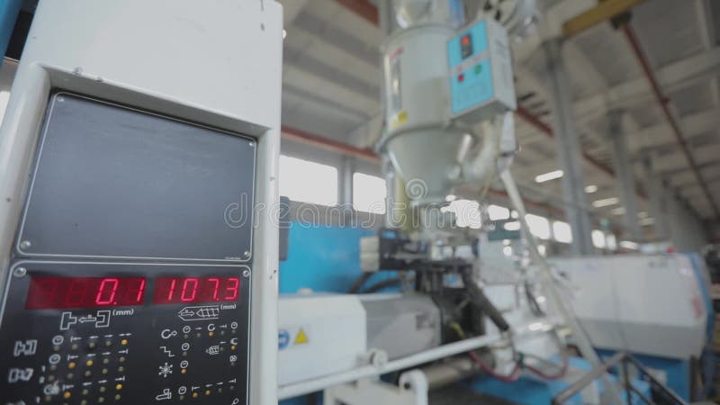 Cnc Machine Processes A Part Cnc Machine Monitor Control Panel Of Cnc Machine In Factories