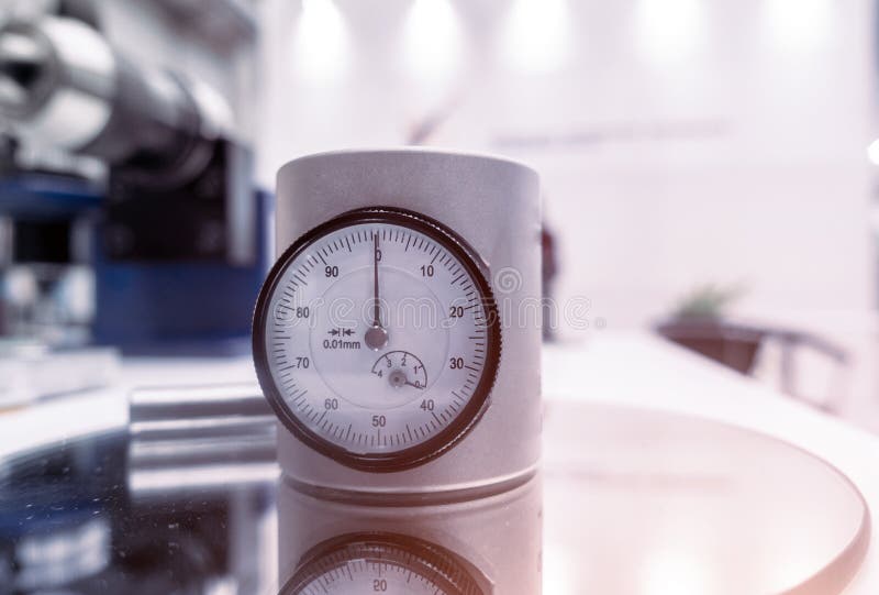 Cnc Machine Tool Setter. Z-axis Tool Installation Stock Photo - Image ...