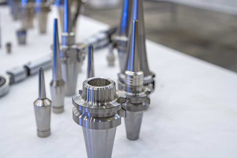 CNC Machine Tools for Milling Metal in Factory Stock Image - Image of ...