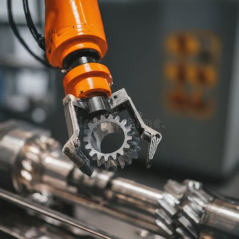 Cnc Machine Turning with Metal Cutting Metal. Stock Illustration ...