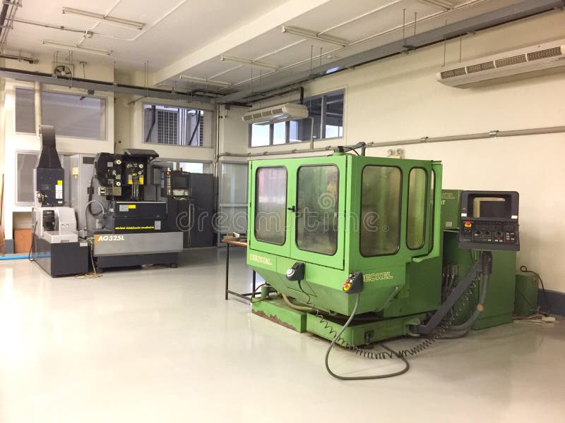 CNC Machine in Workshop for Study at King Mongkut`s University of ...