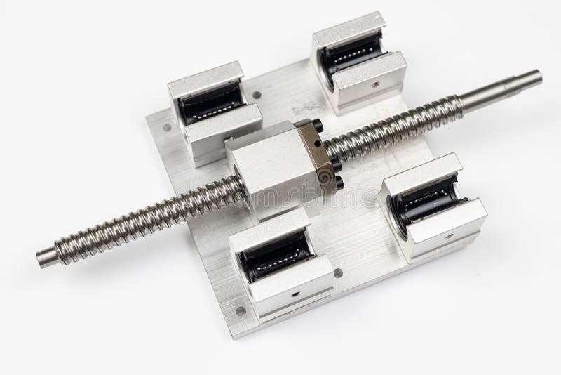 CNC Machine Z Axis Aluminum Cnc Part CNC Machining Stock Photo - Image ...