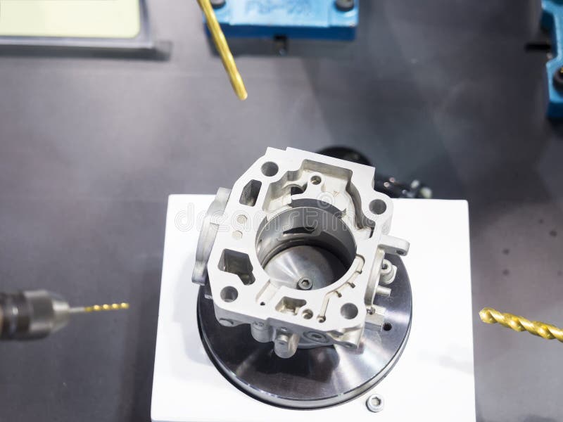 CNC Machining Center Cutting Mold Stock Image - Image of precision ...