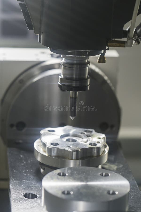CNC Machining Center Cutting Mold Stock Image - Image of mold ...