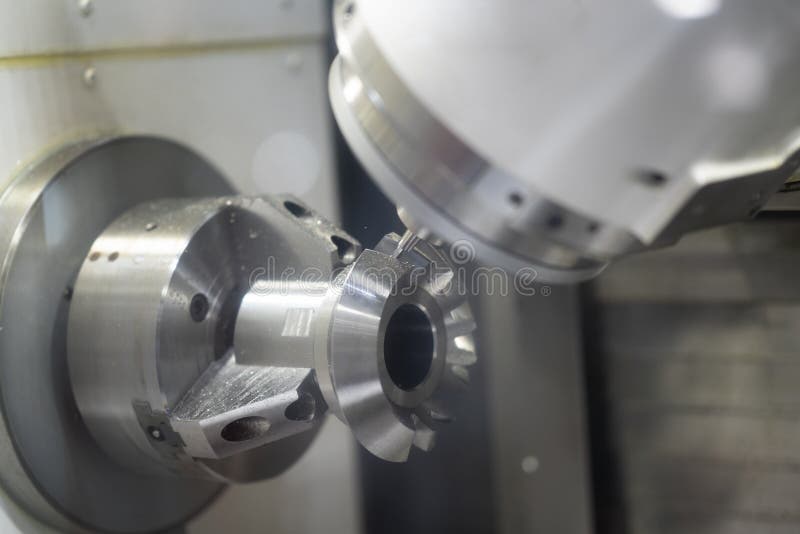 CNC Machining Center Spindle Stock Image - Image of machinery ...