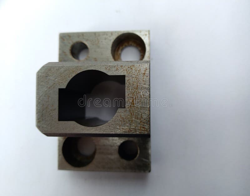 Cnc machining metal part stock photo. Image of background - 200328976