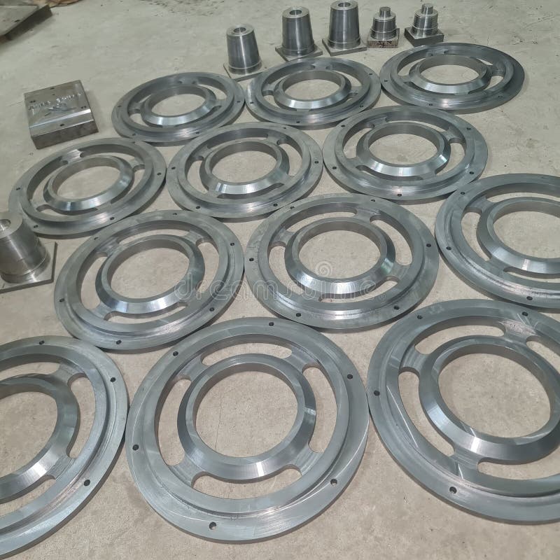 CNC Machining Steel Metal Product Stock Photo - Image of steel ...