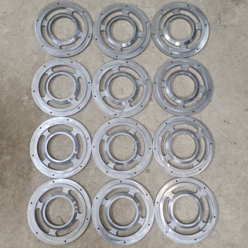 CNC Machining Steel Metal Product Stock Image - Image of relief, glass ...