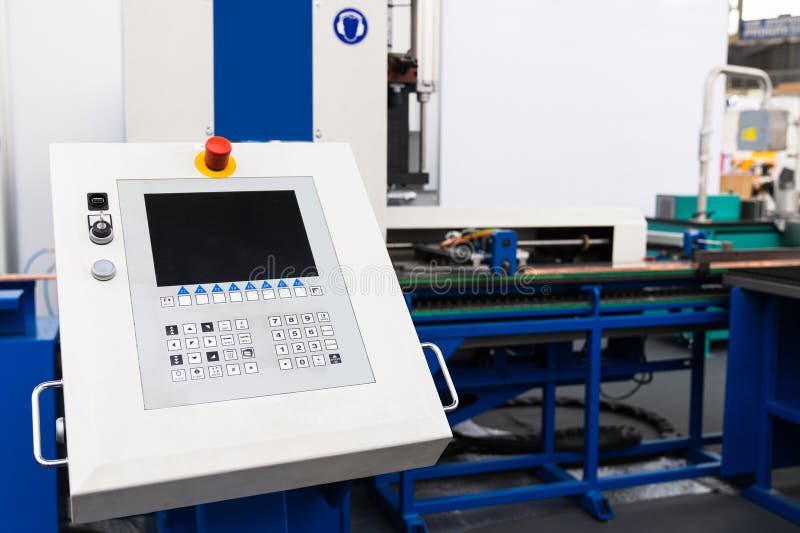 CNC Mashine. Motorized Maneuverable Tool is Controlled by a Computer ...