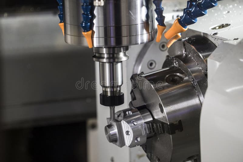CNC Metal Processing Machine Stock Photo - Image of equipment, heavy ...