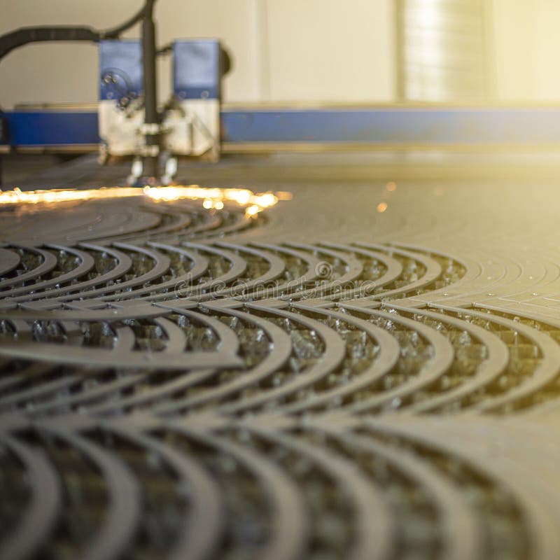 Cnc Metal Turning Milling Machine during the Process of Making Blanks ...