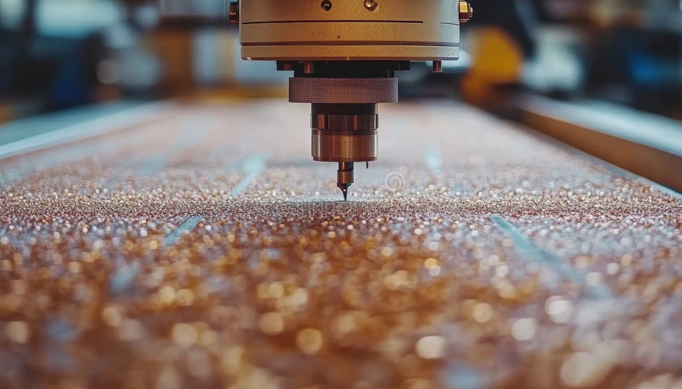 CNC Milling Machine in Action Precision Metalworking and Modern ...