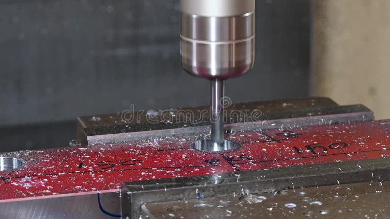 Man Working in the Machining Center for Plastic Parts Stock Footage ...