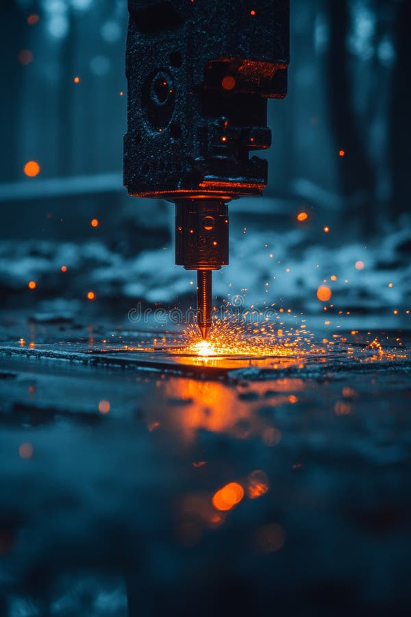 CNC Milling Machine Cutting Metal Advanced Precision in Modern ...