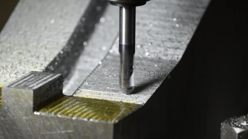 The CNC Milling Machine Cutting Press Die Part with Solid Ball Nose End ...