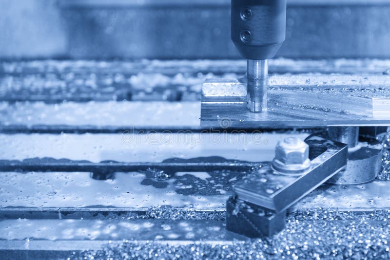 The CNC milling machine stock photo. Image of manufacturing - 90256880