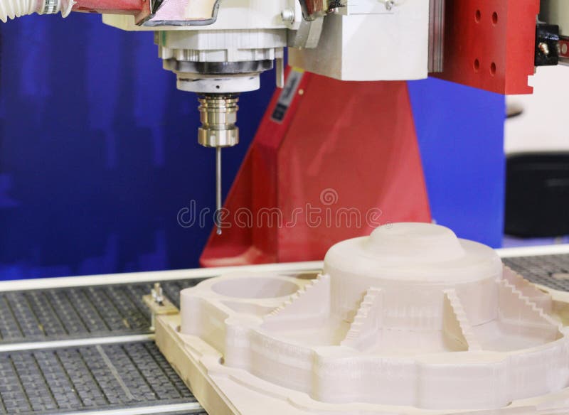 CNC Milling Machine. Milling and Engraving Machine Stock Image - Image ...