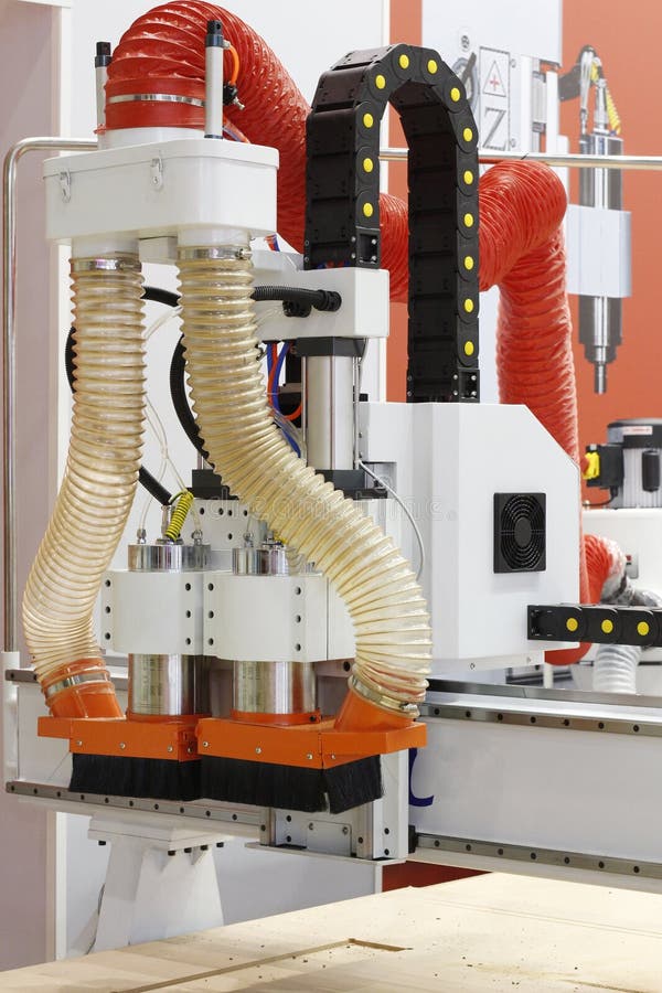CNC Milling Machine. Milling and Engraving Machine Stock Image - Image ...