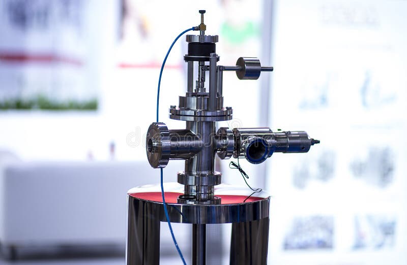 A CNC Milling Machine Milling Heads in Metal Industry Stock Image ...