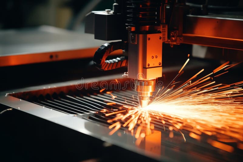 Cnc Milling Machine Shaping Intricate Metal Form with Tool, Creating ...