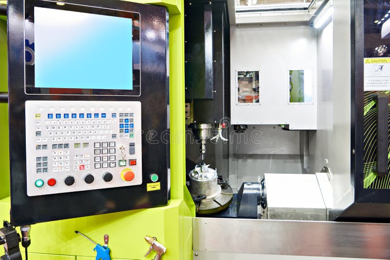 CNC milling with stylus stock image. Image of accuracy - 249887531