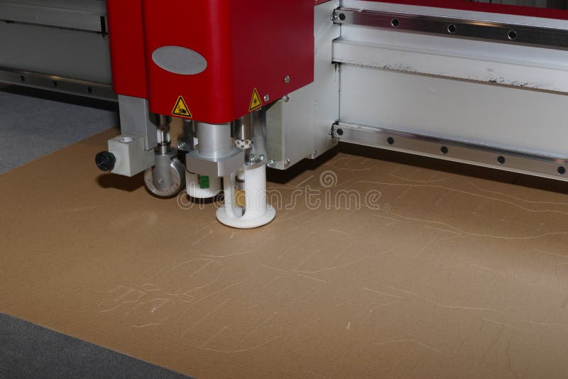 Cnc paper cutter machine stock photo. Image of drill - 144879986