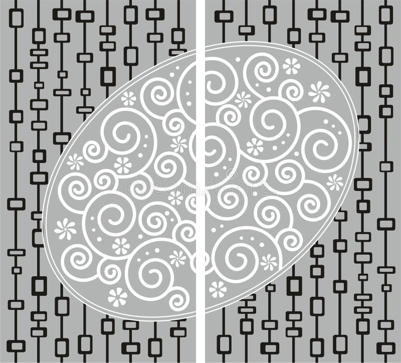 Cnc Plasma Round Cutable Gate Cdr Design Stock Vector - Illustration of ...