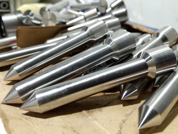 CNC Processing Results of Stainless Steel Material Stock Image - Image ...