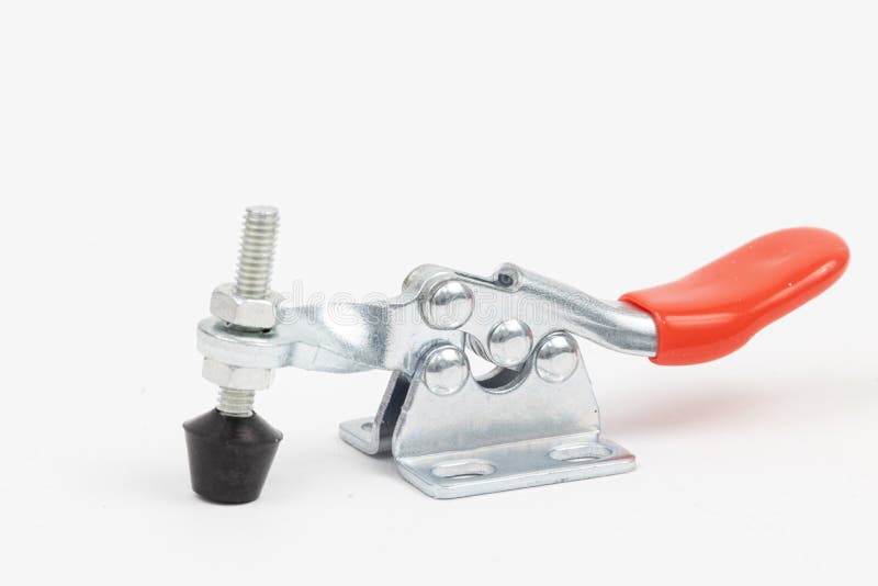 Vice clamp with workpiece stock image. Image of clutch - 44664745