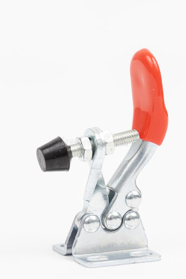 Vice clamp with workpiece stock image. Image of clutch - 44664745