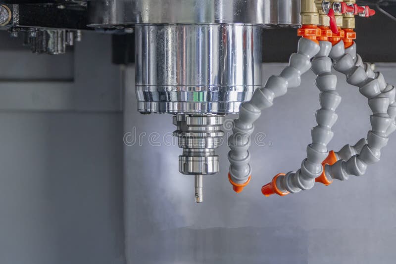 CNC Tool Ball Endmill in the Machine Stock Image - Image of precision ...