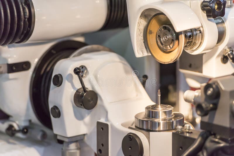 CNC tool grinders machine stock photo. Image of engineering - 111492444