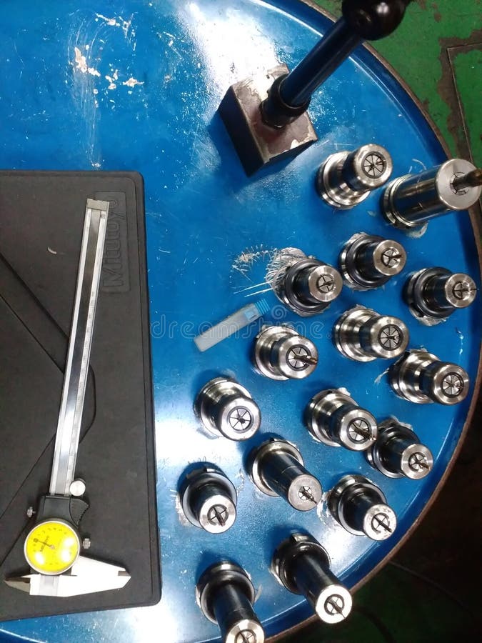 Cnc Tools Mechanical Engineering Editorial Image - Image of engineering ...