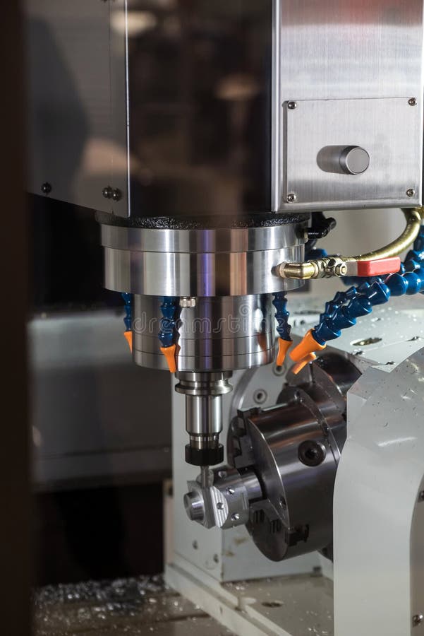 CNC turning center stock image. Image of heavy, cutting - 81417921