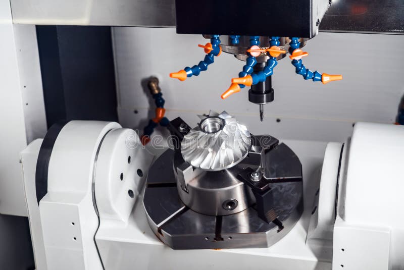 CNC turning center stock photo. Image of coolant, factory - 81519526