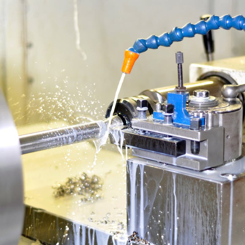 Cnc turning machine stock photo. Image of industry, lathe - 106398388