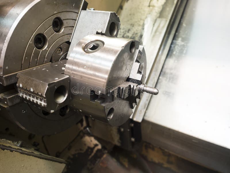 Cnc turning stock image. Image of process, processing - 60493643