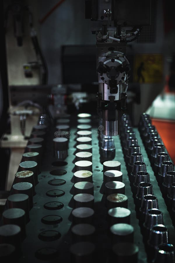 CNC Turning parts stock photo. Image of engineering, line - 92521900