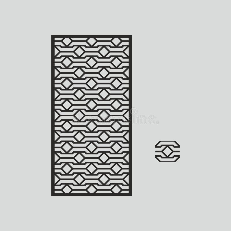 CNC Vector Cutting Patterns Stock Vector - Illustration of patterns ...