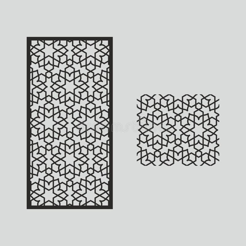 CNC Vector Cutting Patterns Stock Vector - Illustration of element ...