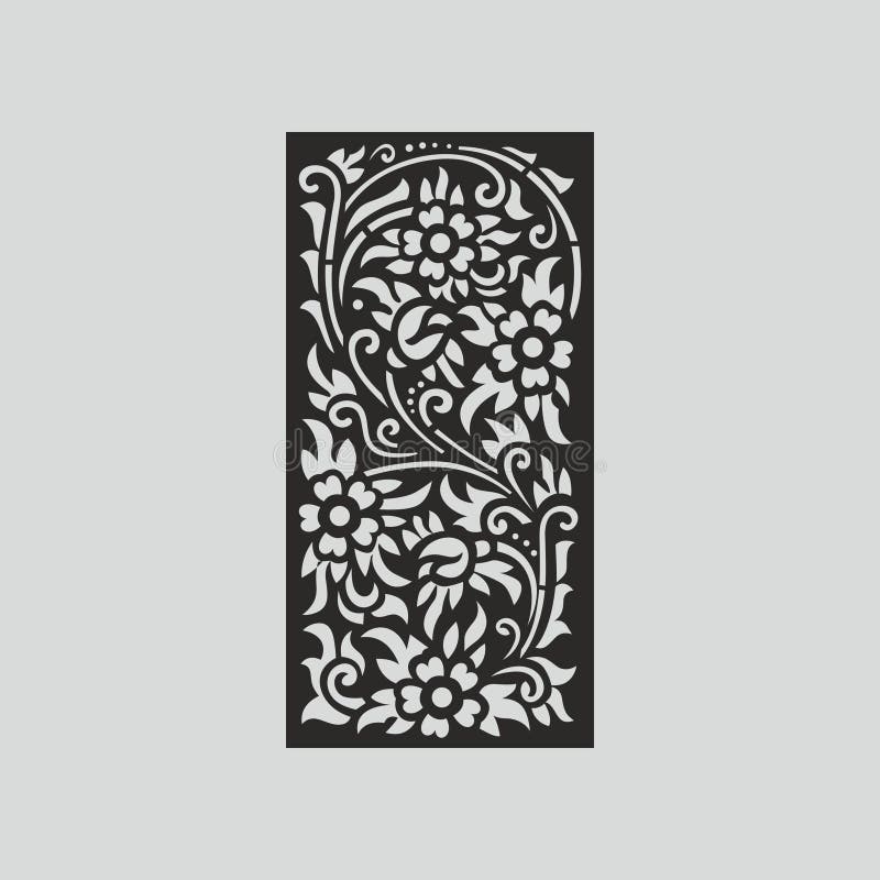 CNC Vector Cutting Patterns Stock Vector - Illustration of plywood ...