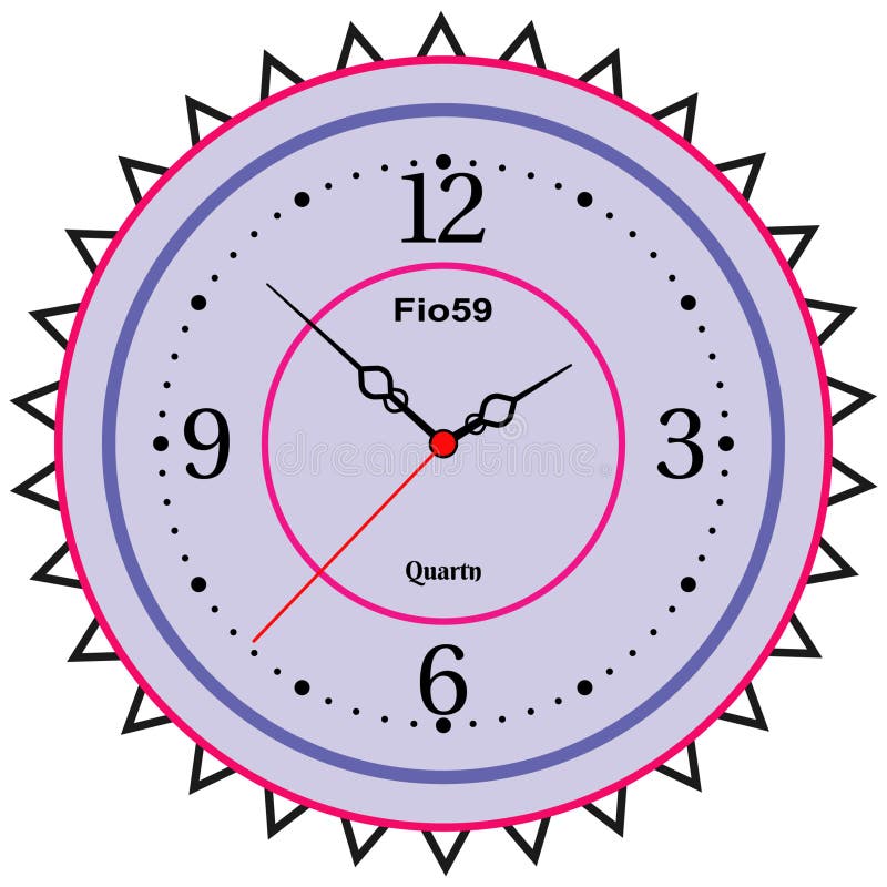 Cnc Clock Design Features Stock Illustrations – 6 Cnc Clock Design ...