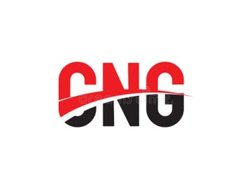 CNG Letter Initial Logo Design Vector Illustration Stock Vector ...