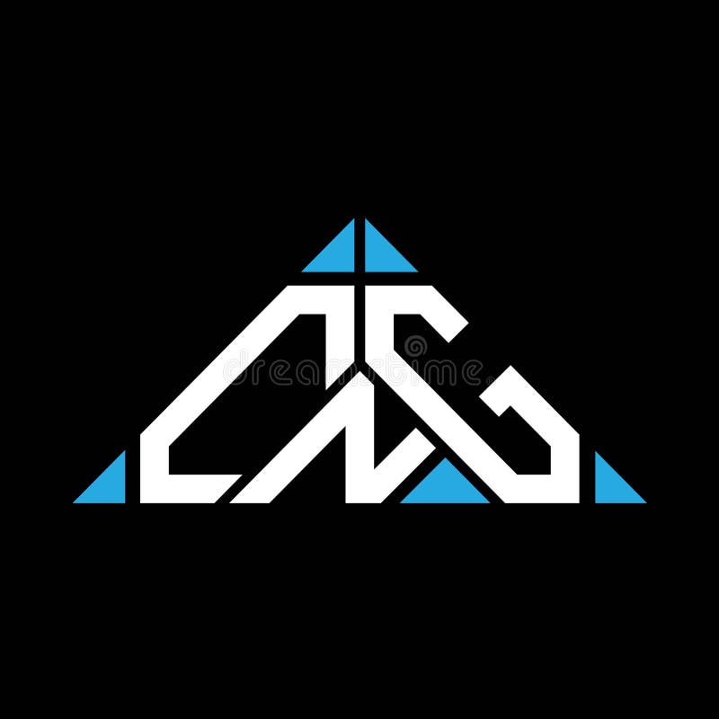 CNG Letter Logo Creative Design with Vector Graphic, Stock Vector ...