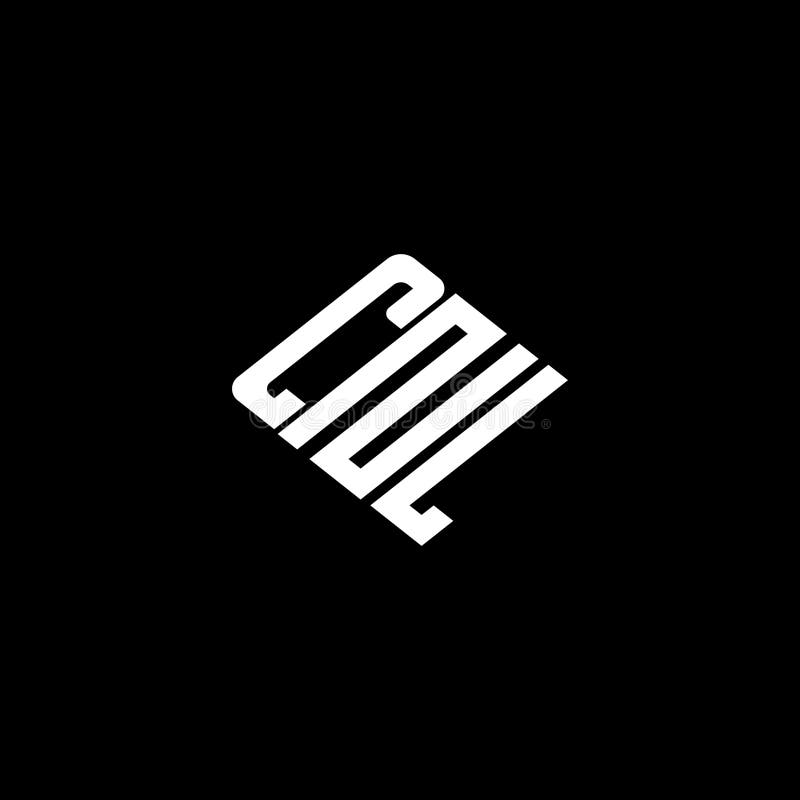CNL Letter Logo Design on Black Background Stock Illustration - Illustration of icon, letter ...